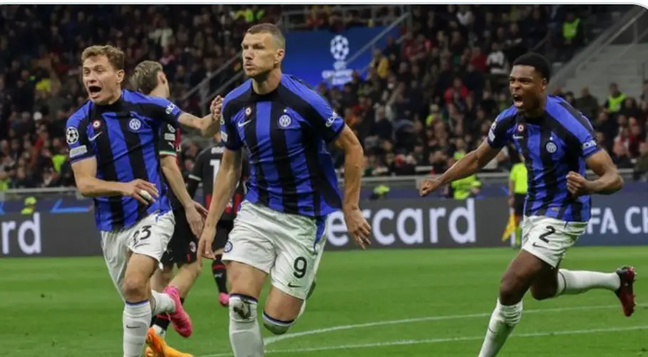 Inter Defeat City Rivals Milan 2-0 Away In First-Leg Tie
