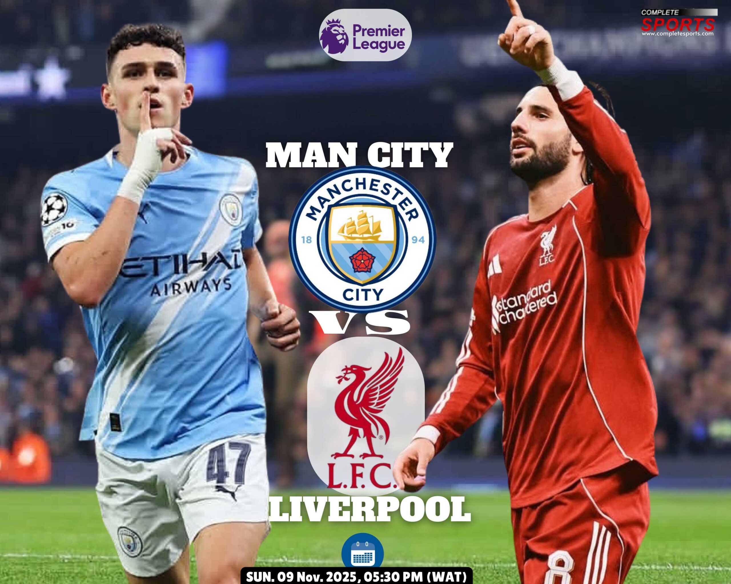 Man City vs Liverpool: Clash Of Champions At The Etihad